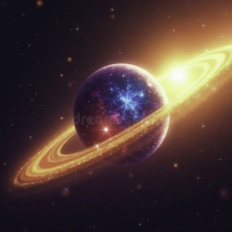 Sparkling Gemstones Orbiting a Blazing Sunbeam, Gemstones, Orbit ...