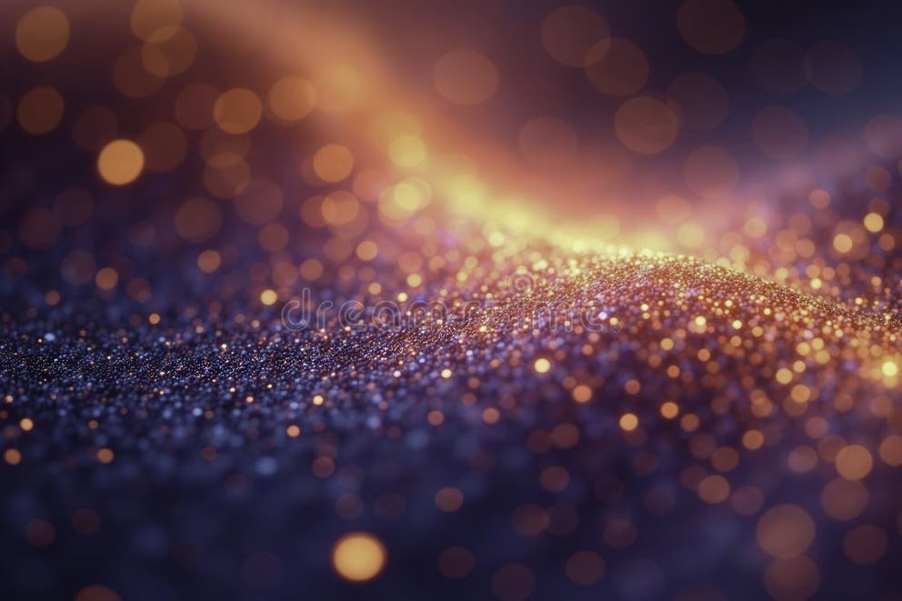 Sparkling Glitter Coating an Ethereal Surface, Sparkling, Twinkling ...