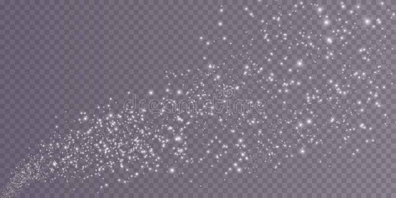 Sparkling Glitter Effect Created on a Beautiful Transparent Background ...