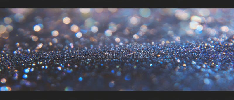 Sparkling Glitter Particles Create a Captivating Textured Overlay on a ...