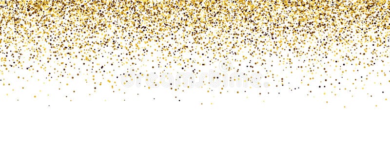 Sparkling Gold Dust Glitter Texture Overlay Background Stock Vector ...