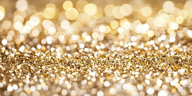 Sparkling Gold Glitter Background Stock Illustration - Illustration of ...