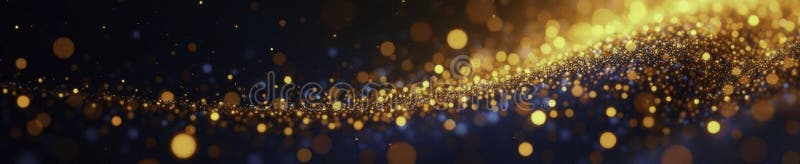 Sparkling Gold Glitter Dots on a Swirling Abstract Background, Sparkly ...