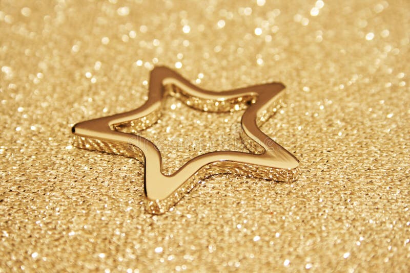 Sparkling gold star stock photo. Image of drawn, graphics - 13442098