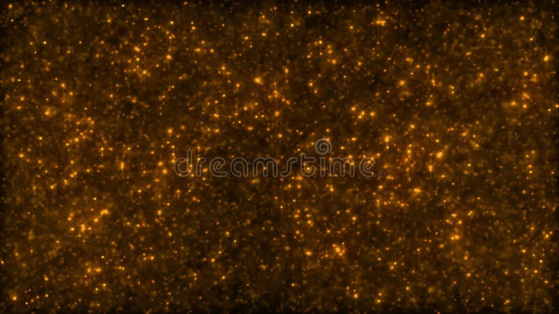 Sparkling Golden Light Particles on Dark Background Stock Video - Video ...