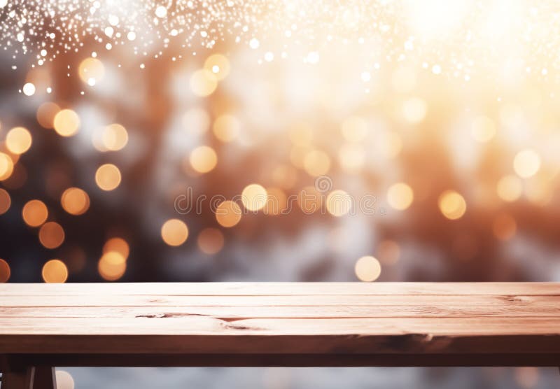 Sparkling Golden Particles for Christmas Backgound Mockup Stock ...