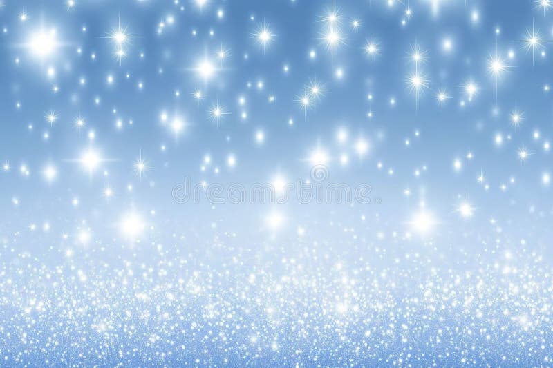 Sparkling Gradient Blue Background with Subtle Glitter for Social Media ...