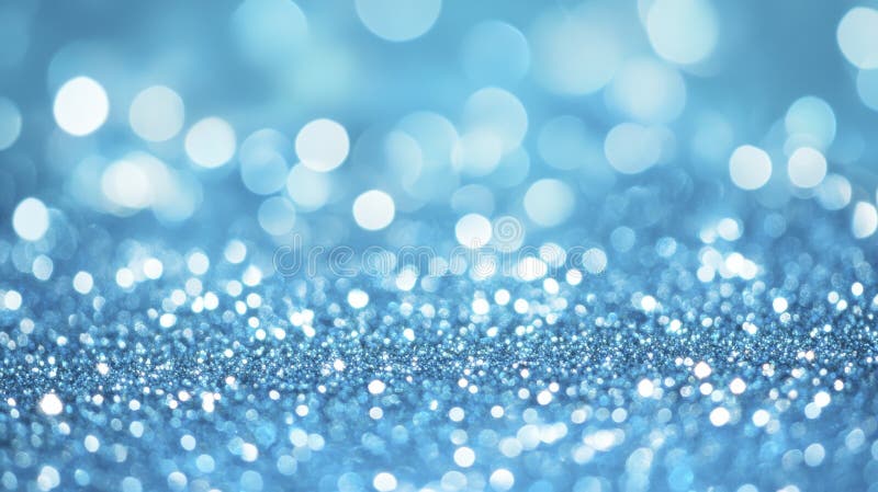 Sparkling Gradient Blue Background with Subtle Glitter for Social Media ...