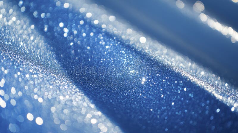Sparkling Gradient Blue Background with Subtle Glitter for Social Media ...