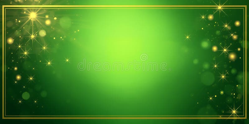 Sparkling Green Holiday stock illustration. Illustration of festive ...
