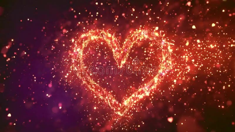 Heart Animation from Rose Petals Stock Video - Video of cherry ...