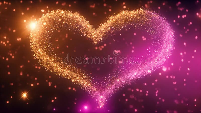 Sparkling Heart stock footage. Video of pattern, beautiful - 347326502