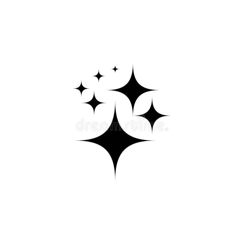 Sparkling icon template stock vector. Illustration of style - 178559316