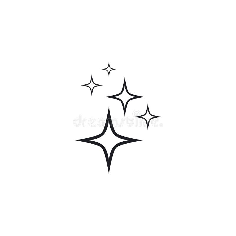 Sparkling icon template stock vector. Illustration of celebrate - 191208809