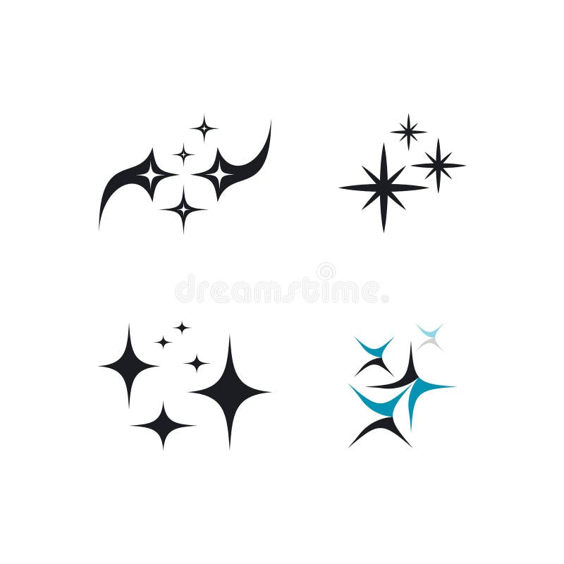 Sparkling icon template stock vector. Illustration of particle - 191331158