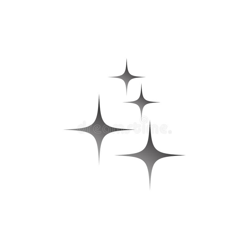 Sparkling icon template stock vector. Illustration of decoration ...