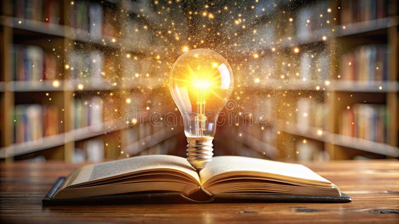 Sparkling Illumination a Rule of Thirds Composition Featuring a Glowing ...