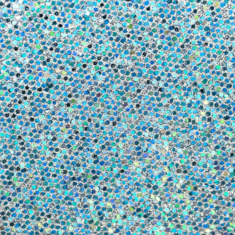Sparkling Light Blue Sequins Texture. Bright Blurred Background with ...