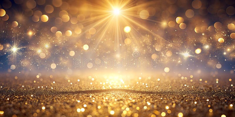 Sparkling Light on Glossy Backdrop AI-Generated Content Stock ...