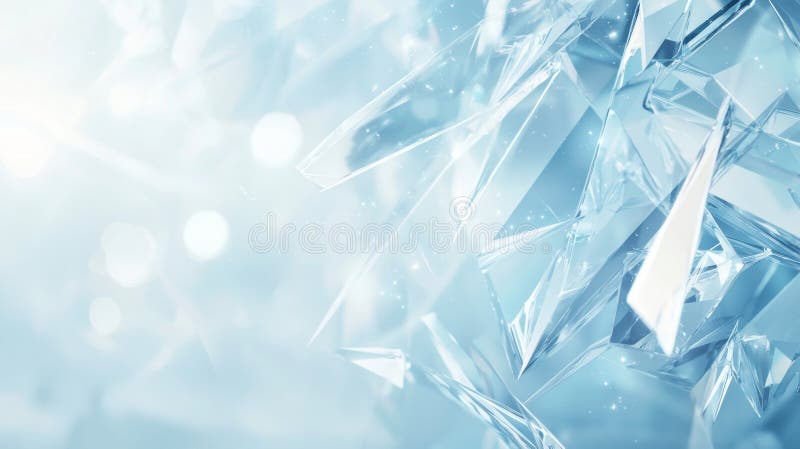 Sparkling Light Particles are Flying Around a Crystal Structure ...