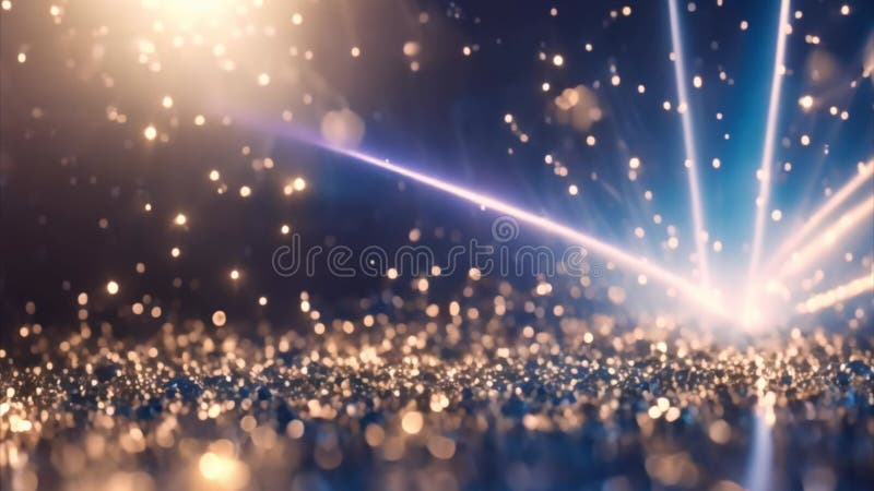 Sparkling Lights and Glittering Background Stock Video - Video of ...