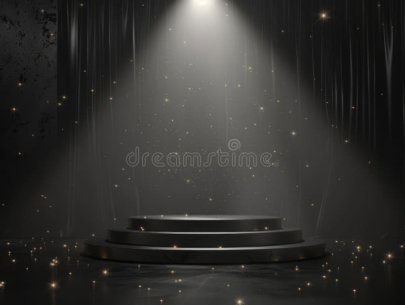 Sparkling Lights Set the Stage for a Star Performance Stock ...