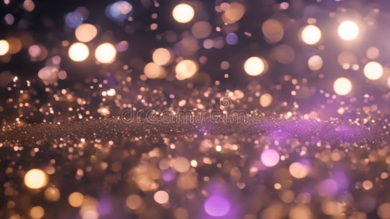 Sparkling Lights and Shimmering Glitter Stock Footage - Video of ...