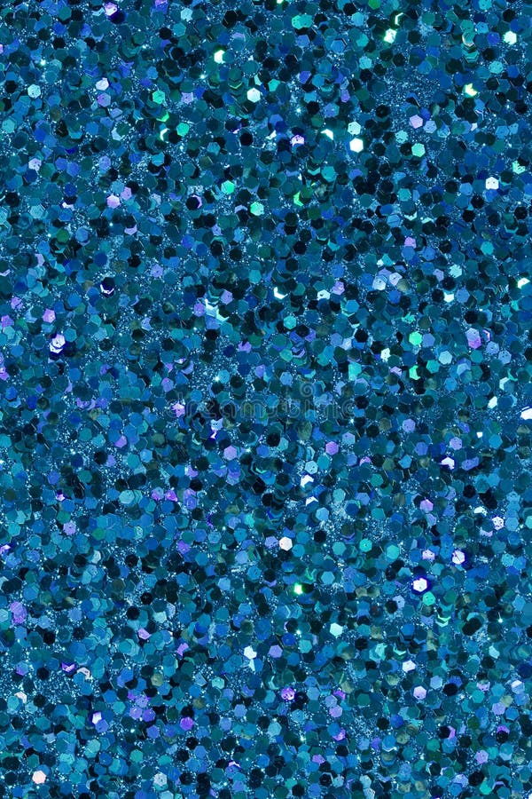 Sparkling Macro Image of Deep Blue Glitter Texture Stock Image - Image ...