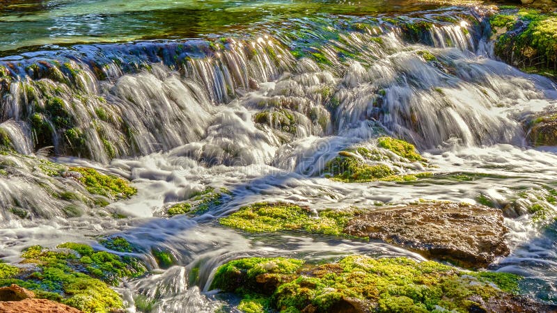 Sparkling Morning Waterfall Stock Photo - Image of motion, green: 319967510