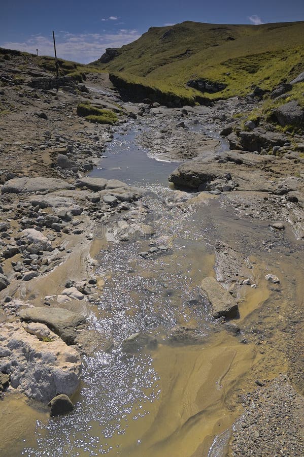 Rocky Path Over Forest Ogden Water Stock Image - Image of water, rock ...