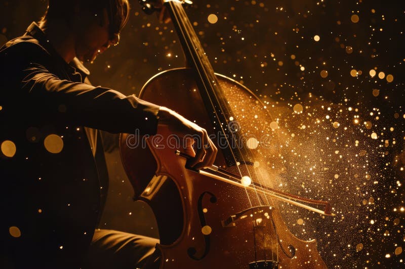Sparkling Music Notes Floating in a Dreamy Background of Light and ...