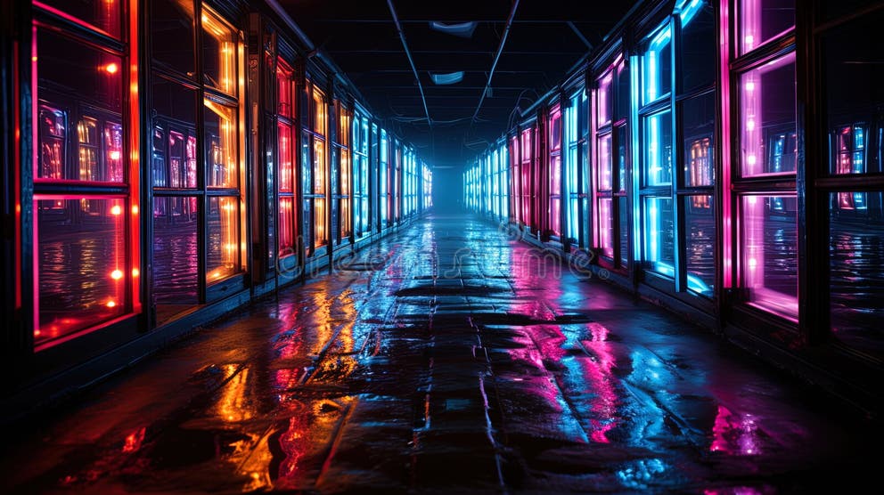 A Sparkling Neon Passage, Like a Gate into Exceptional Spaces and Tim ...