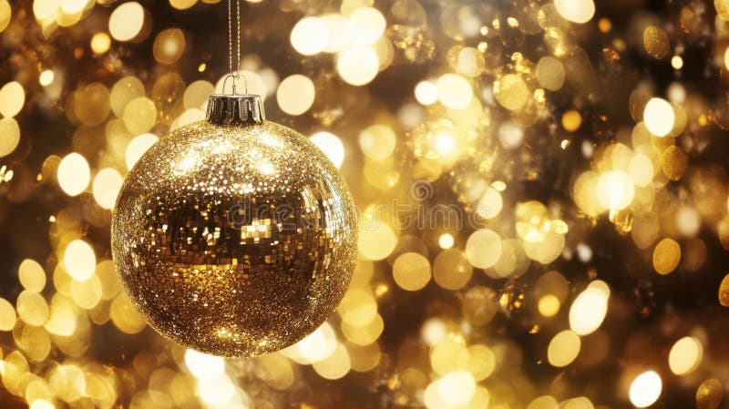 Sparkling New Yearâ€™s Eve Ball Ready To Drop at Midnight Stock ...