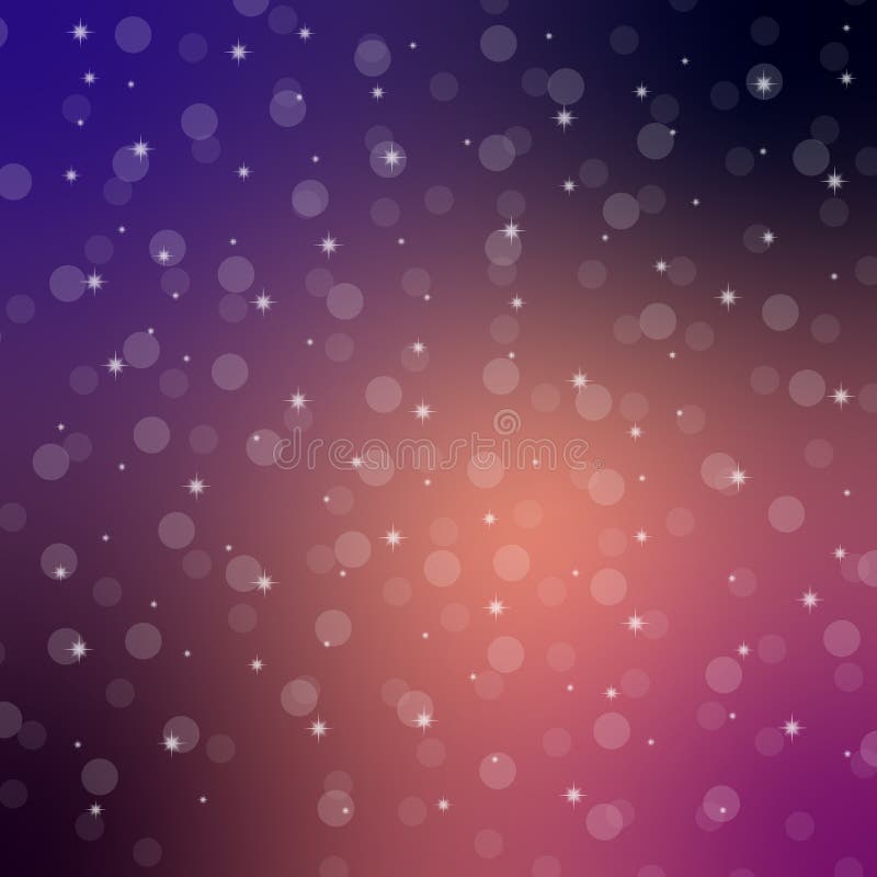 Sparkling Night Magic Star Background, Vector Illustration Stock Vector ...