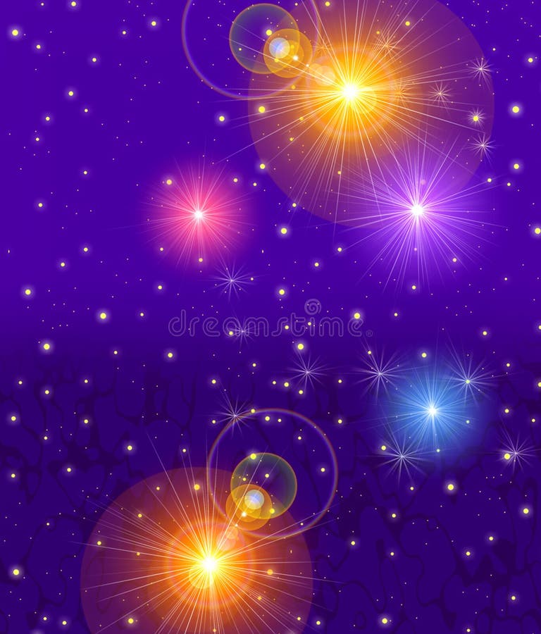 Sparkling night sky stock illustration. Illustration of background ...
