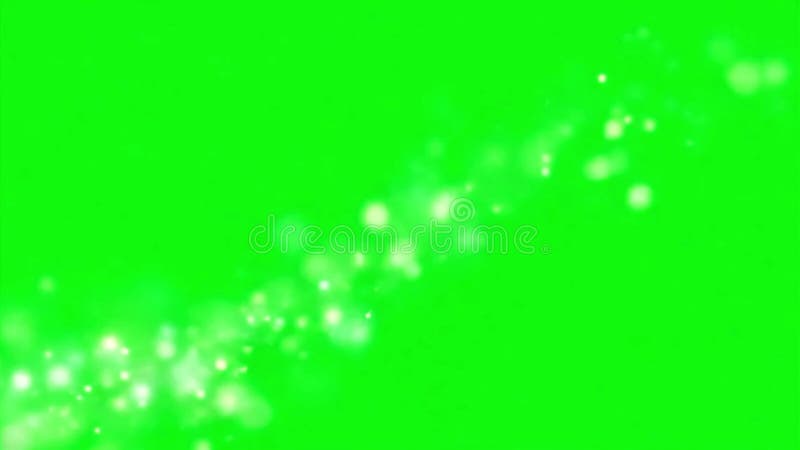 Sparkling Particles Overlay on Green Screen for Magical and Festive ...