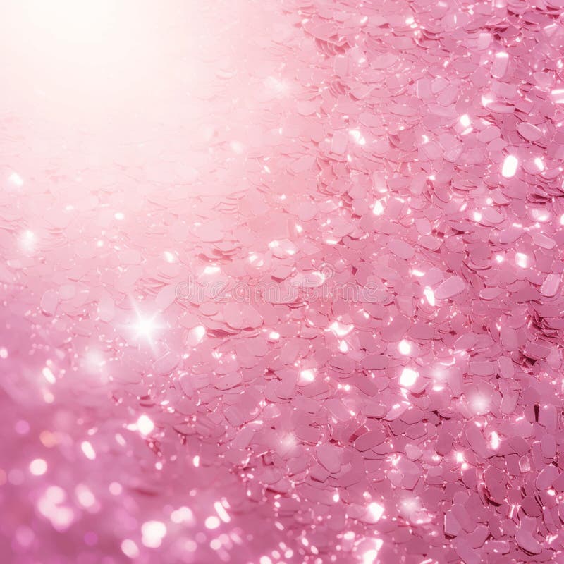 Sparkling Pink Glitter Texture with Soft Lighting Stock Illustration ...