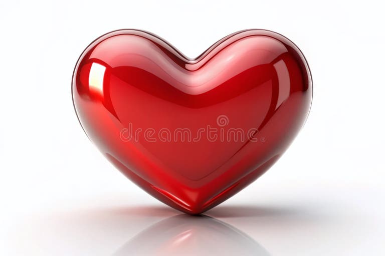 Sparkling Red Heart Symbol a Captivating Visual Representation of Love ...