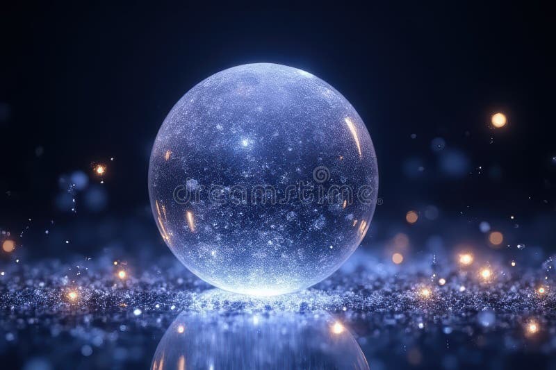 Reflecting Light through Crystal Stock Illustration - Illustration of ...