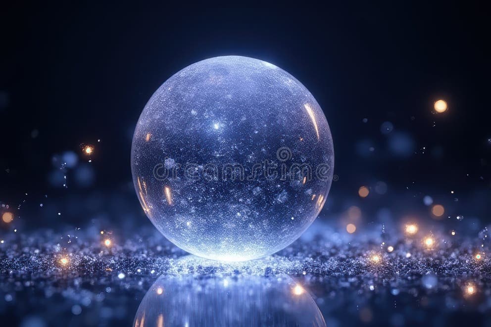 Reflecting Light through Crystal Stock Illustration - Illustration of ...