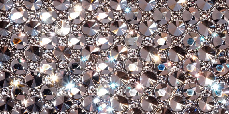 Sparkling Rhinestone Extravaganza. Shimmering and Glamorous Background ...