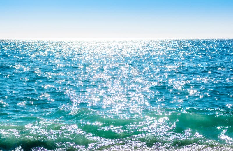 Sparkling Rippled Water Surface Stock Photo - Image of fresh, bright ...