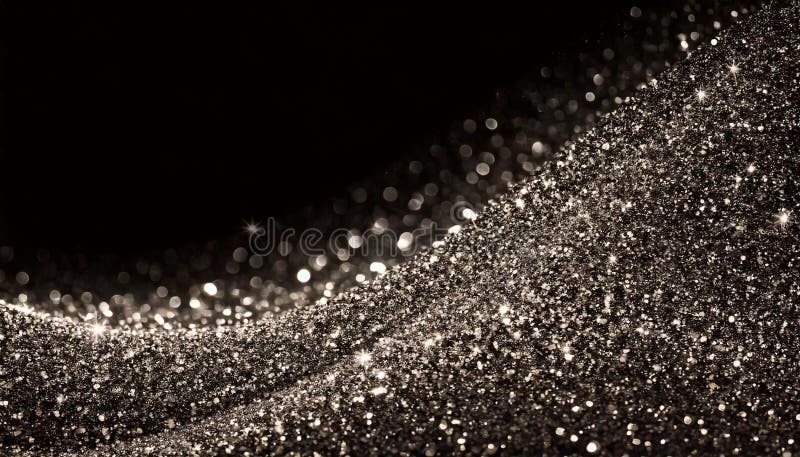 Sparkling Silver Glitter Background for Design Projects Stock ...
