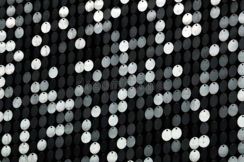 A Wall of Sparkling Silver Sequins Stock Photo - Image of modern, shiny ...