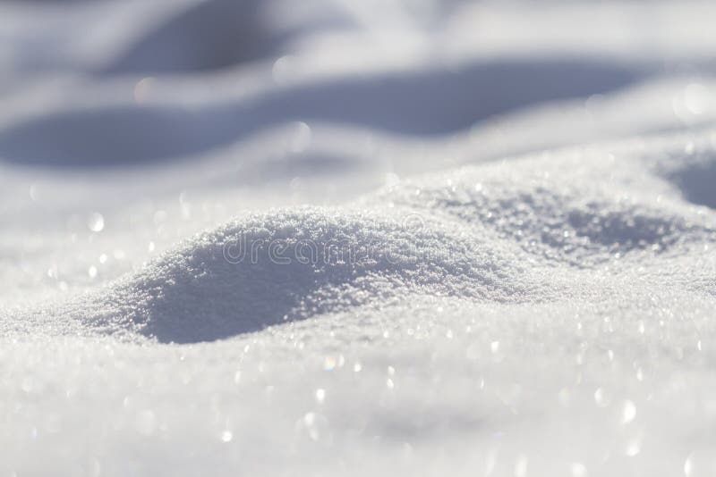 Sparkling snow stock image. Image of clean, macro, season - 55946131