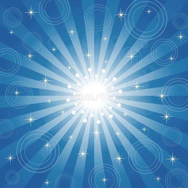Sparkling Star-Burst Background Stock Vector - Illustration of abstract ...