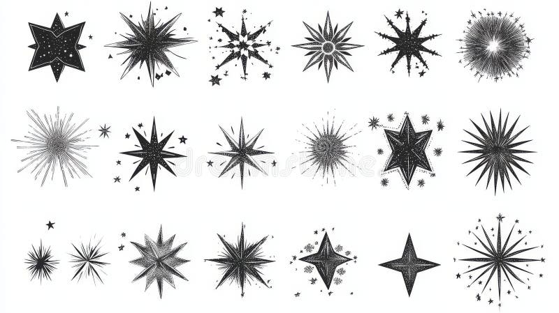 The Sparkling Star Icon - Shiny Flash Star. Icon Shining Star Sparkle ...