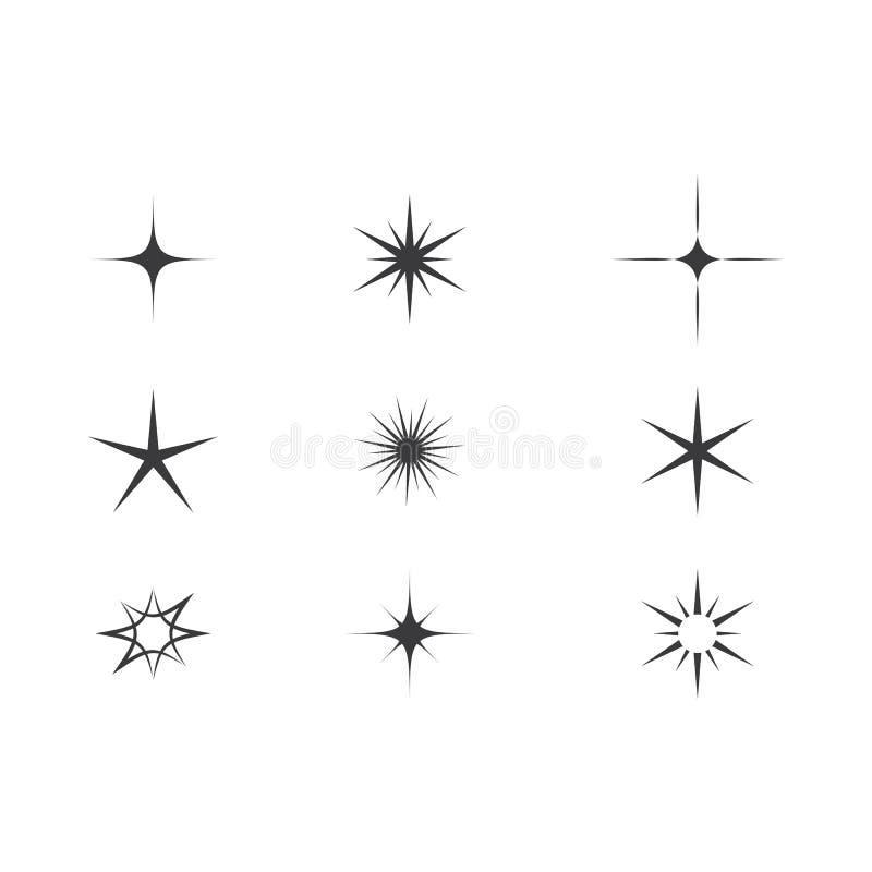 Sparkling star icon stock vector. Illustration of festival - 164021693