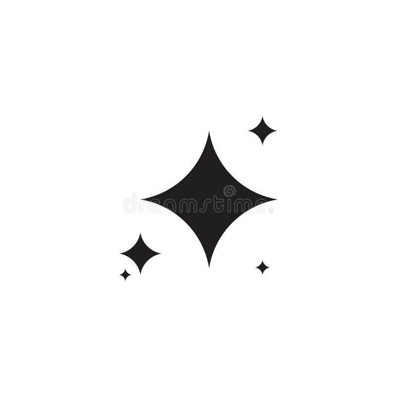 Sparkling star icon stock illustration. Illustration of design - 373970645