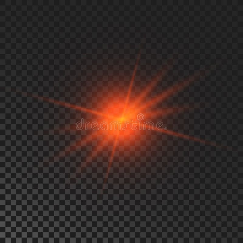 Red glowing sparkling star stock illustration. Illustration of design ...